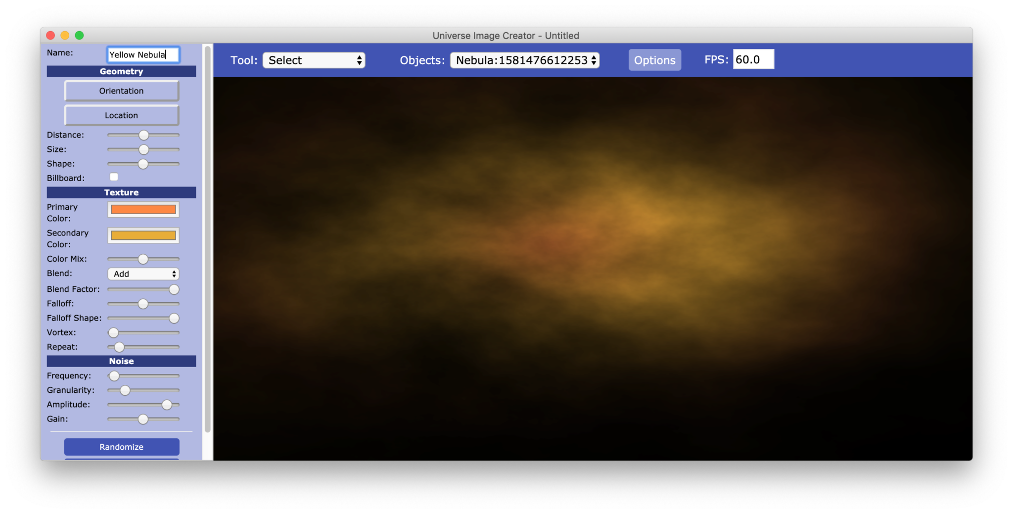 Features – Universe Image Creator